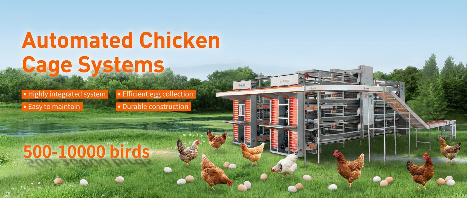 automatic laying hen cage